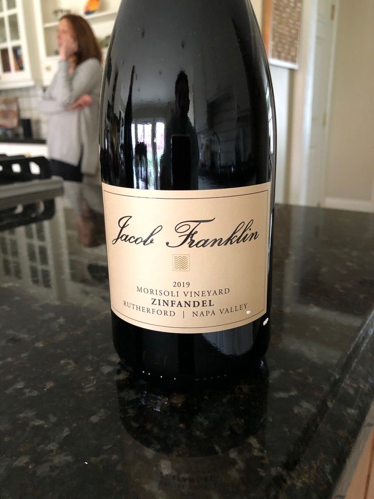 2019 Jacob Franklin Zinfandel Morisoli, USA, California, Napa Valley ...