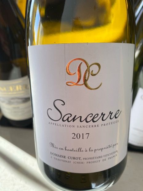 2017 Domaine Curot Sancerre, France, Loire Valley, Upper Loire ...