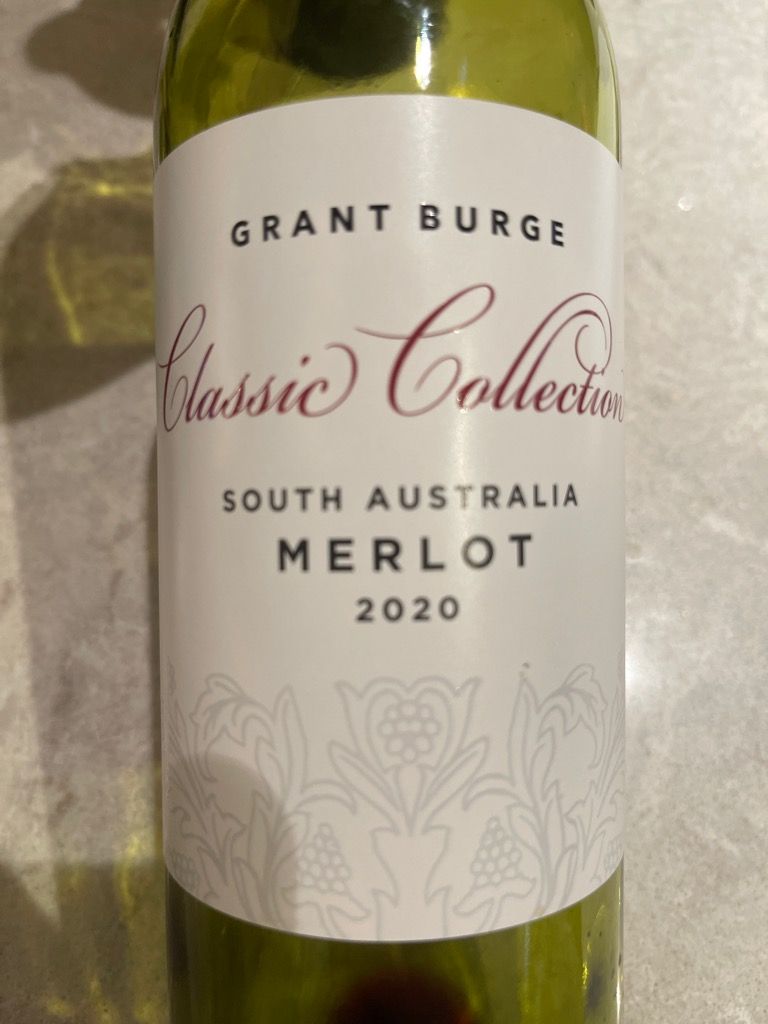 2021 Grant Burge Merlot Classic Collection, Australia - CellarTracker