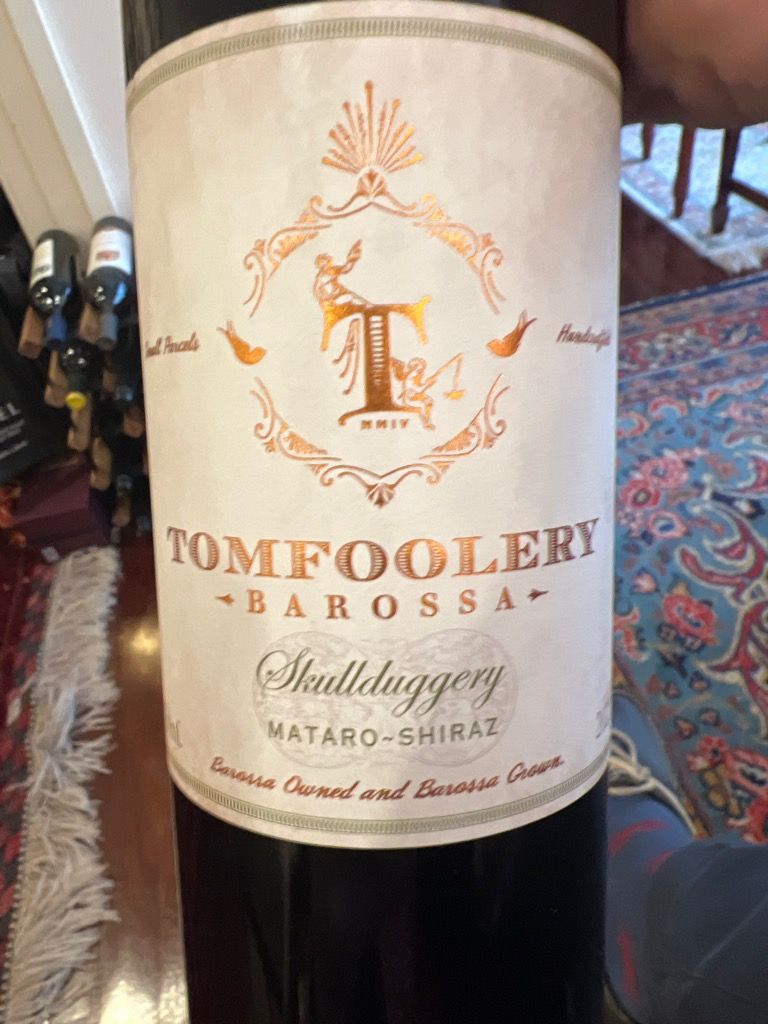 2022 Tomfoolery Mataro Shiraz Skullduggery, Australia, South Australia ...