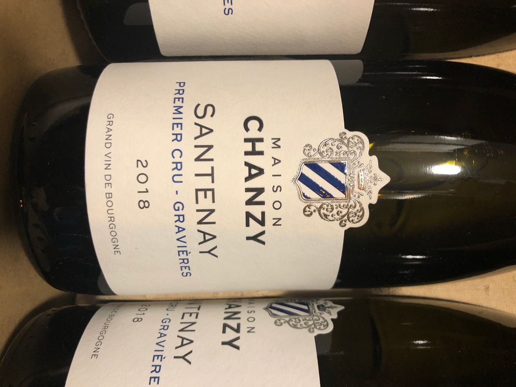 2018 Maison Chanzy Santenay 1er Cru Gravières Blanc, France, Burgundy ...