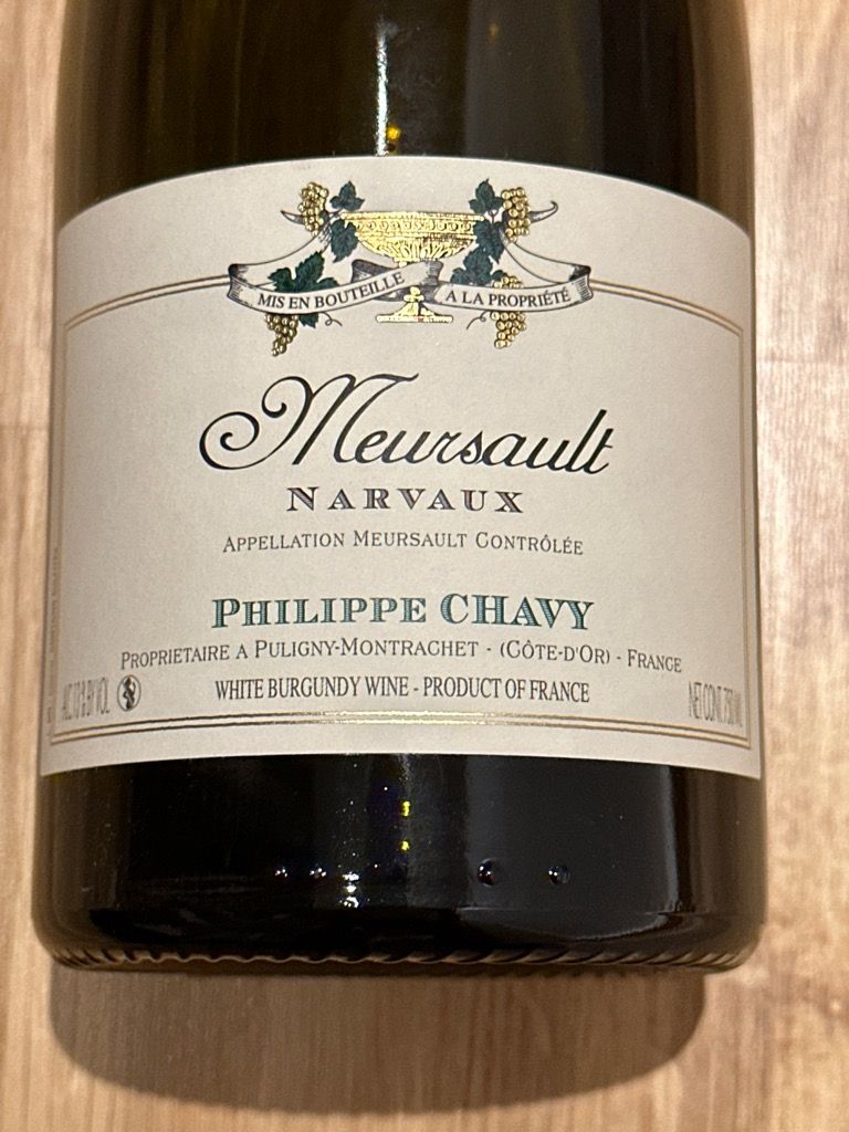 2011 Philippe Chavy Meursault Les Narvaux, France, Burgundy, Côte de ...