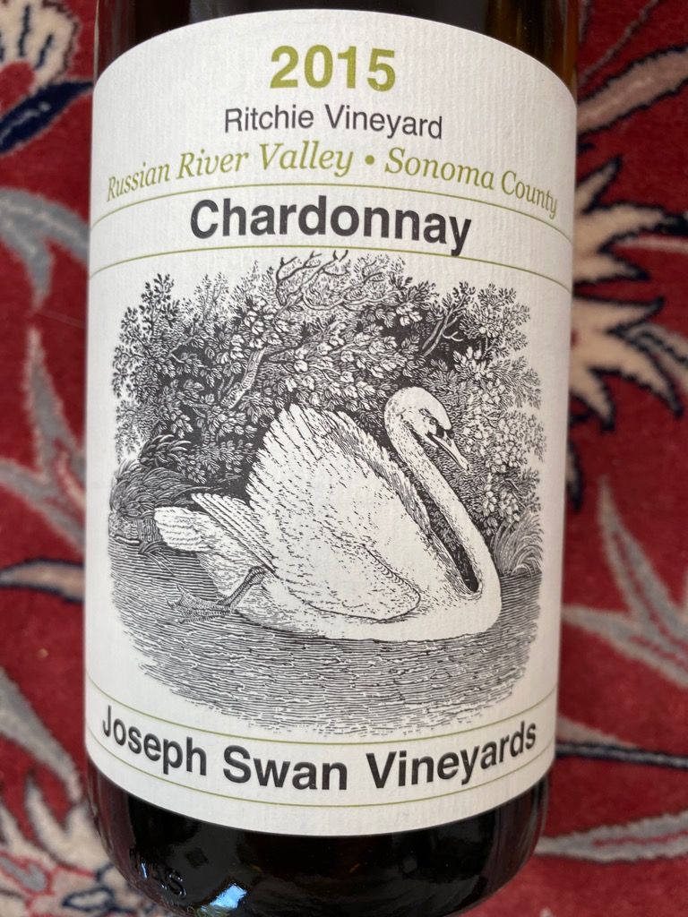 2015 Joseph Swan Vineyards Chardonnay Ritchie Vineyard, USA, California ...