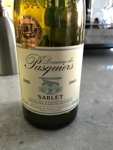 2007 Domaine des Pasquiers Côtes du Rhône Villages Sablet, France ...