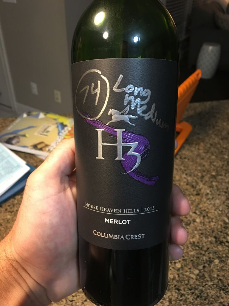 2015 Columbia Crest Merlot H3, USA, Washington, Columbia Valley, Horse ...