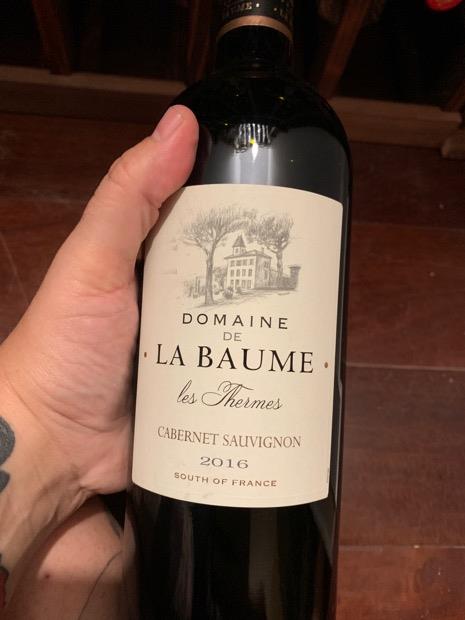2019 Domaine de La Baume Cabernet Sauvignon, France, Languedoc Roussillon, Vin de Pays d'Oc ...