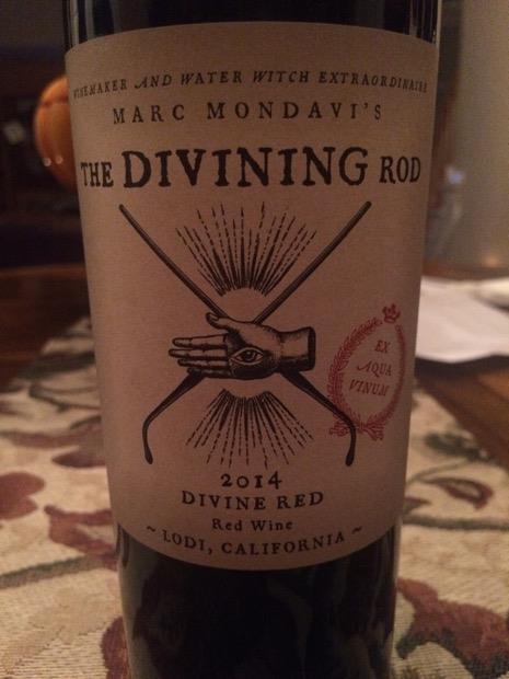 2014 Marc Mondavi The Divining Rod Divine Red, USA, California, Central ...