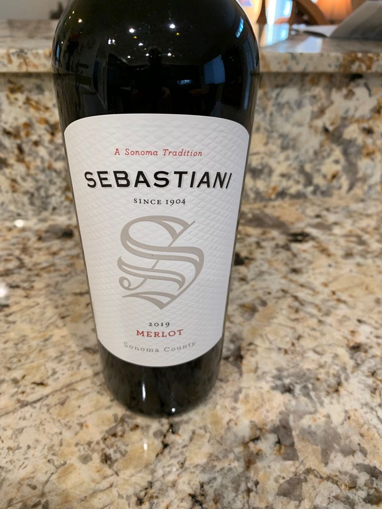 2019 Sebastiani Vineyards & Winery Merlot Sonoma County, USA ...