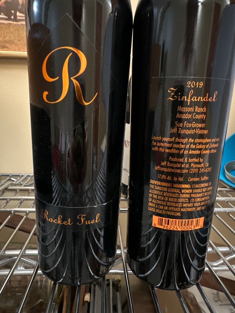 2021 Jeff Runquist Zinfandel Rocket Fuel, USA, California, Sierra ...