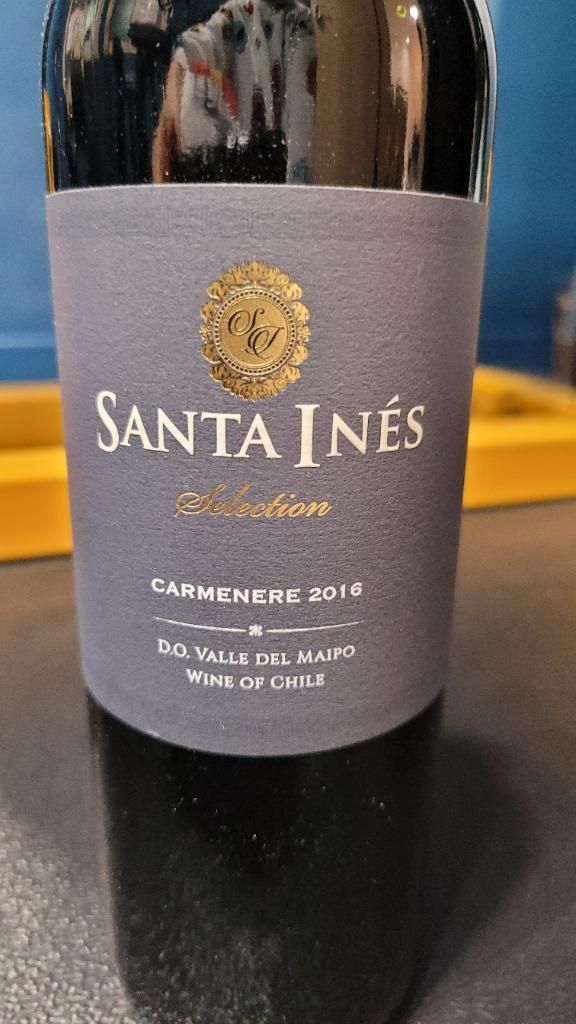 2016 Santa Ines Carménère, Chile, Maipo Valley - CellarTracker