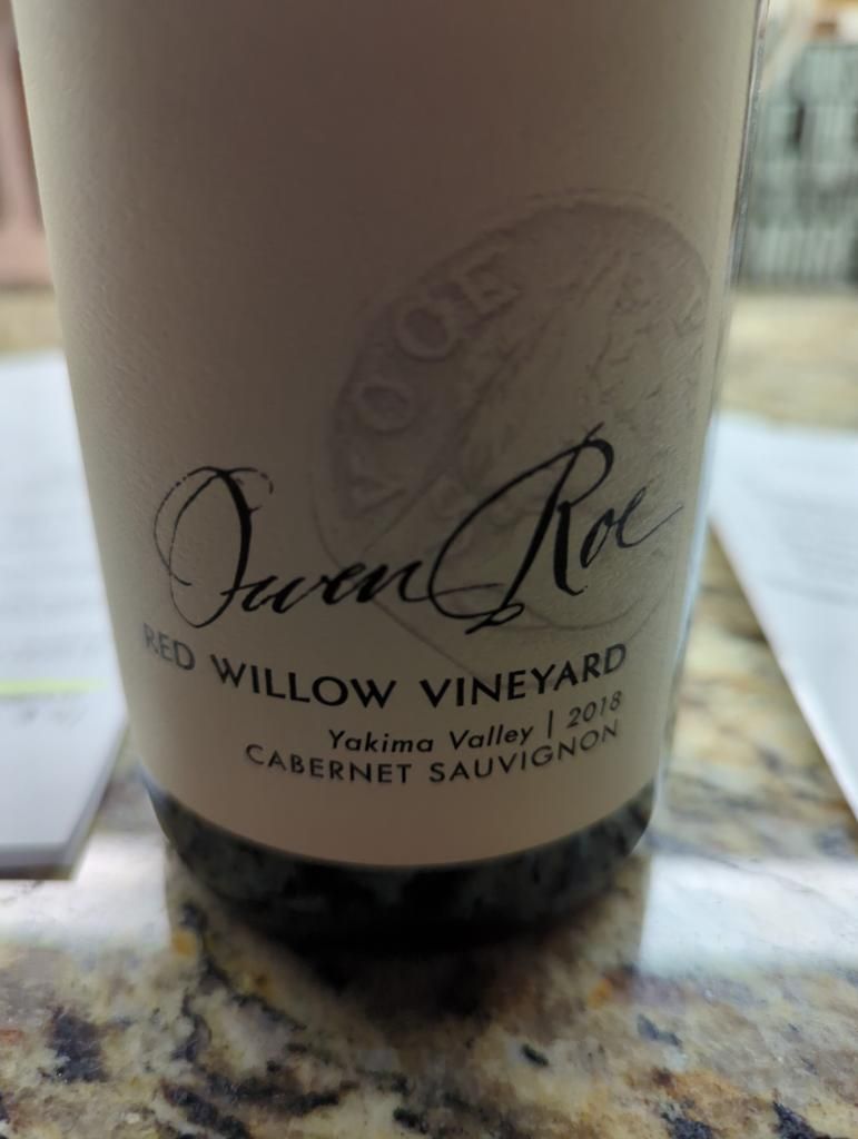 2018 Owen Roe Cabernet Sauvignon Red Willow Vineyard, USA, Washington ...