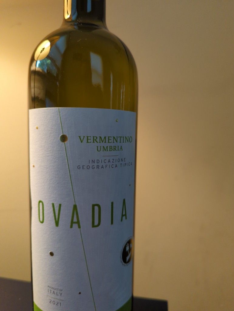2021 Ovadia Vermentino Umbria, Italy, Umbria - CellarTracker