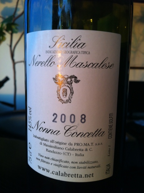 2008 Calabretta Nerello Mascalese Etna Nonna Concetta, Italy, Sicily ...