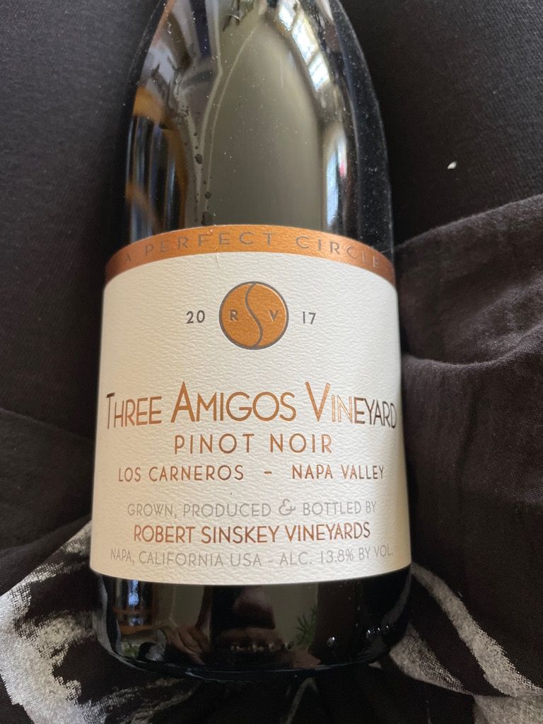 2017 Robert Sinskey Vineyards Pinot Noir Perfect Circle Three Amigos ...