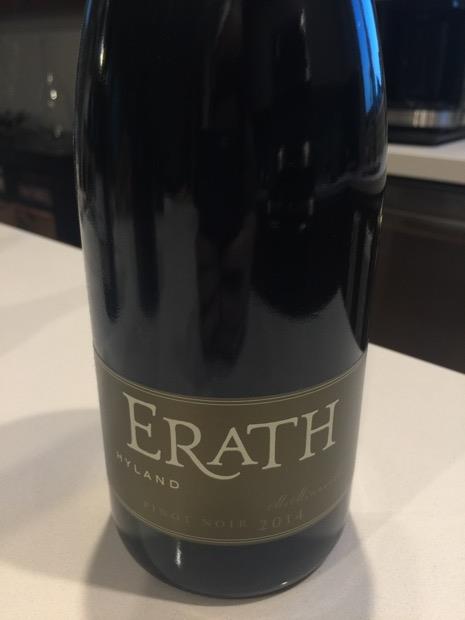 2014 Erath Pinot Noir Hyland Vineyard, USA, Oregon, Willamette Valley ...