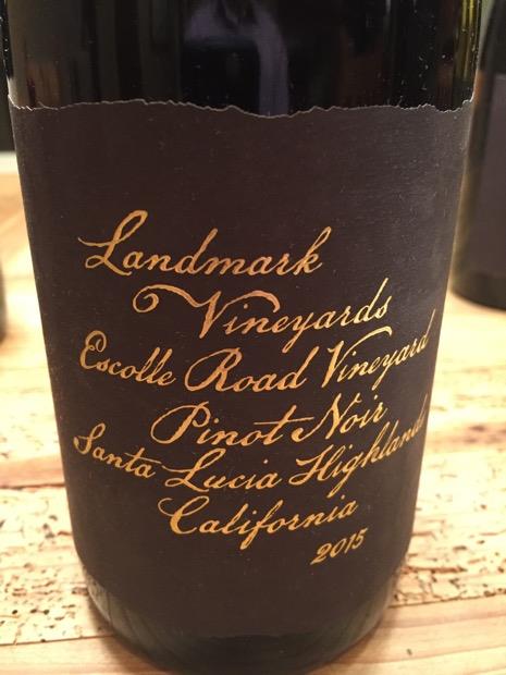 2015 Landmark Pinot Noir Escolle Road Vineyard, USA, California ...