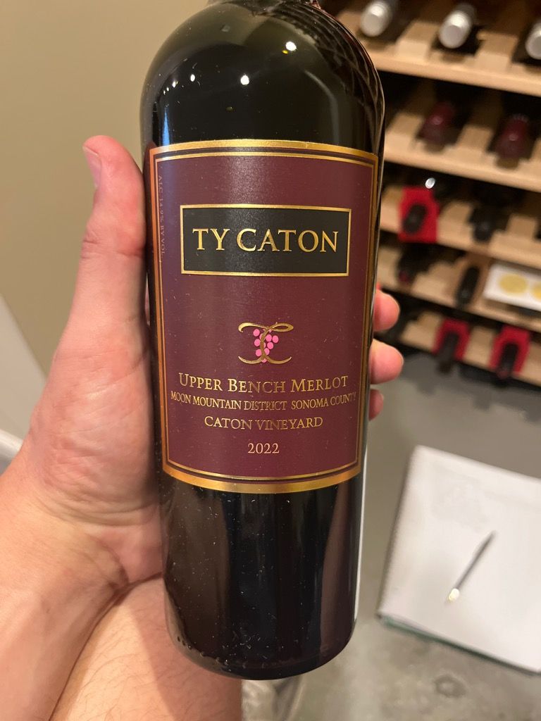 2022 Ty Caton Merlot Upper Bench Caton Vineyard, USA, California ...