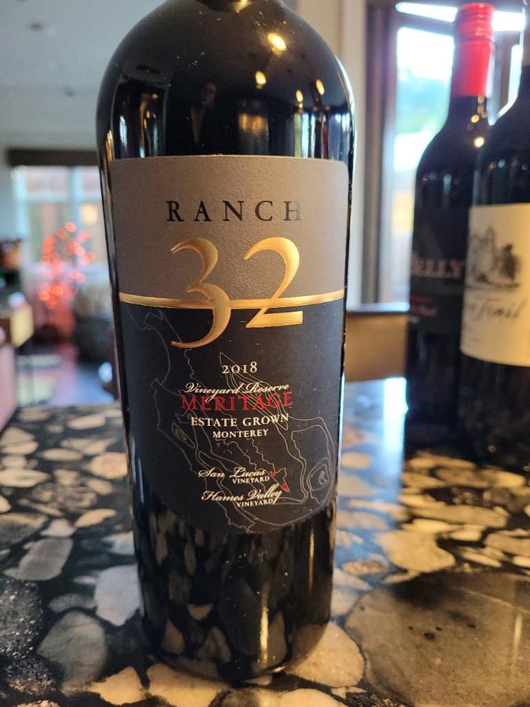 2018 Ranch 32 Vineyard Reserve Meritage, USA, California, Central Coast ...