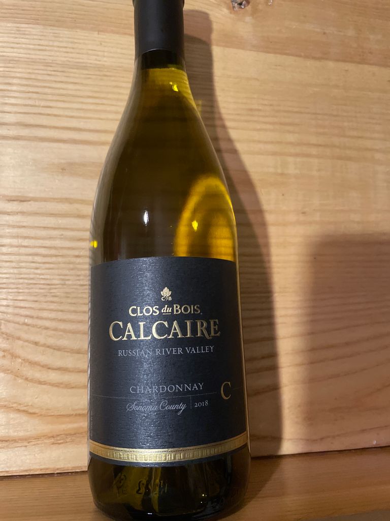 2018 Clos du Bois Chardonnay Calcaire, USA, California, Sonoma County ...