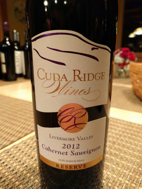 2011 Cuda Ridge Wines Cabernet Sauvignon Reserve, USA, California, San ...