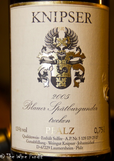 2005 Knipser Blauer Spätburgunder trocken, Germany, Pfalz - CellarTracker