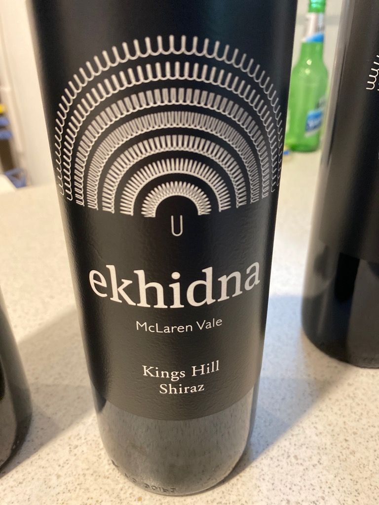 2019 Ekhidna Shiraz Kings Hill, Australia, South Australia, Fleurieu ...