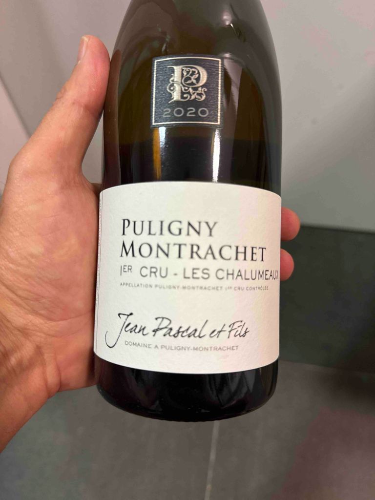 2019 Joseph Pascal Puligny-Montrachet 1er Cru Les Chalumeaux, France ...