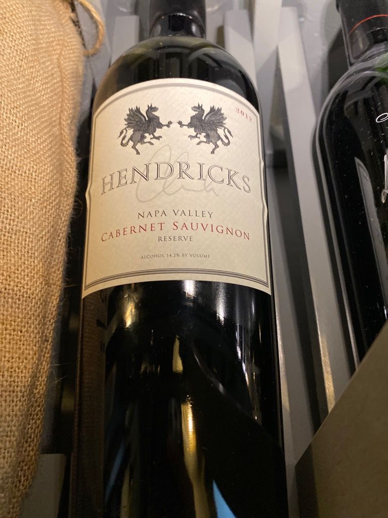 2012 Hendricks Cabernet Sauvignon Reserve, USA, California, Napa Valley ...