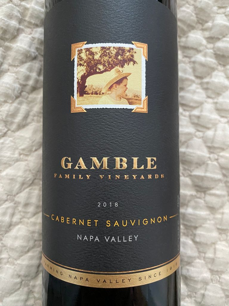 Community Tasting Notes - 2018 Gamble Family Vineyards Cabernet ...