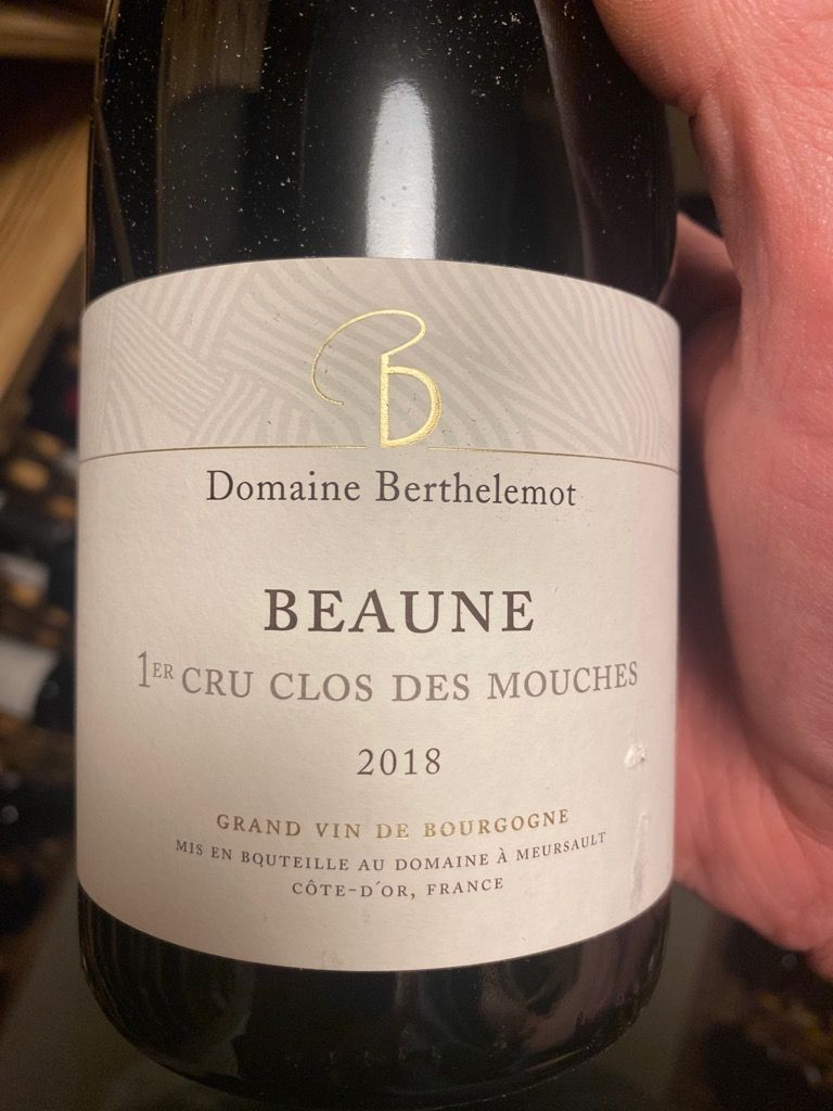 2022 Domaine Berthelemot Beaune 1er Cru Clos des Mouches, France ...
