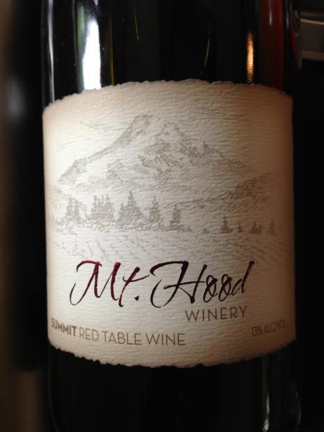 2019 Mt. Hood Winery Summit Red, USA, Oregon/Washington, Columbia Gorge ...