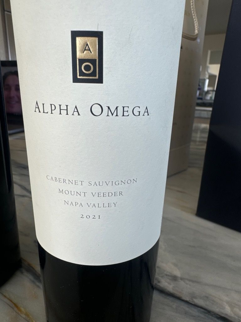 2021 Alpha Omega Cabernet Sauvignon Mt. Veeder, USA, California, Napa ...