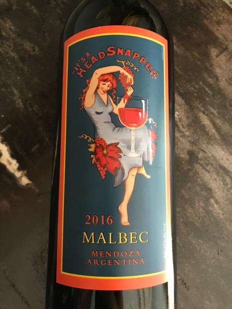 2016 It's a HeadSnapper Malbec, Argentina, Mendoza - CellarTracker