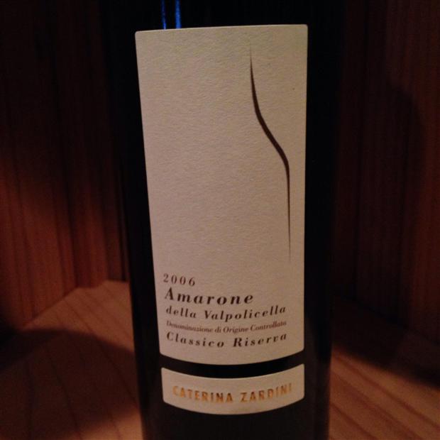 2009 Caterina Zandini Amarone della Valpolicella, Italy, Veneto, Valpolicella, Amarone della ...