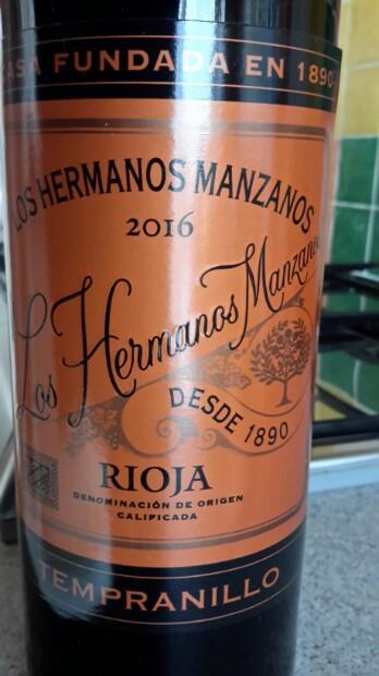 2016 Los Hermanos Manzanos Rioja, Spain, La Rioja, Rioja - CellarTracker