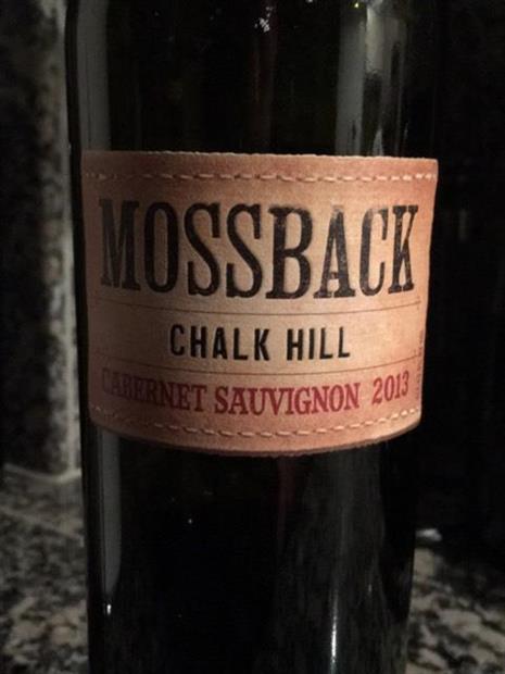 2013 Mossback Cabernet Sauvignon, USA, California, Sonoma County, Chalk ...