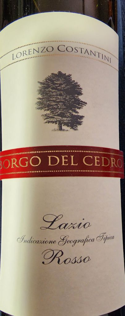 2016 Lorenzo Costantini Lazio Borgo del Cedro Rosso, Italy, Latium, Lazio - CellarTracker