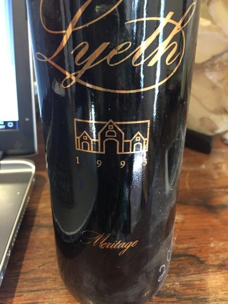 1993 Lyeth Meritage, USA, California, Sonoma County - CellarTracker