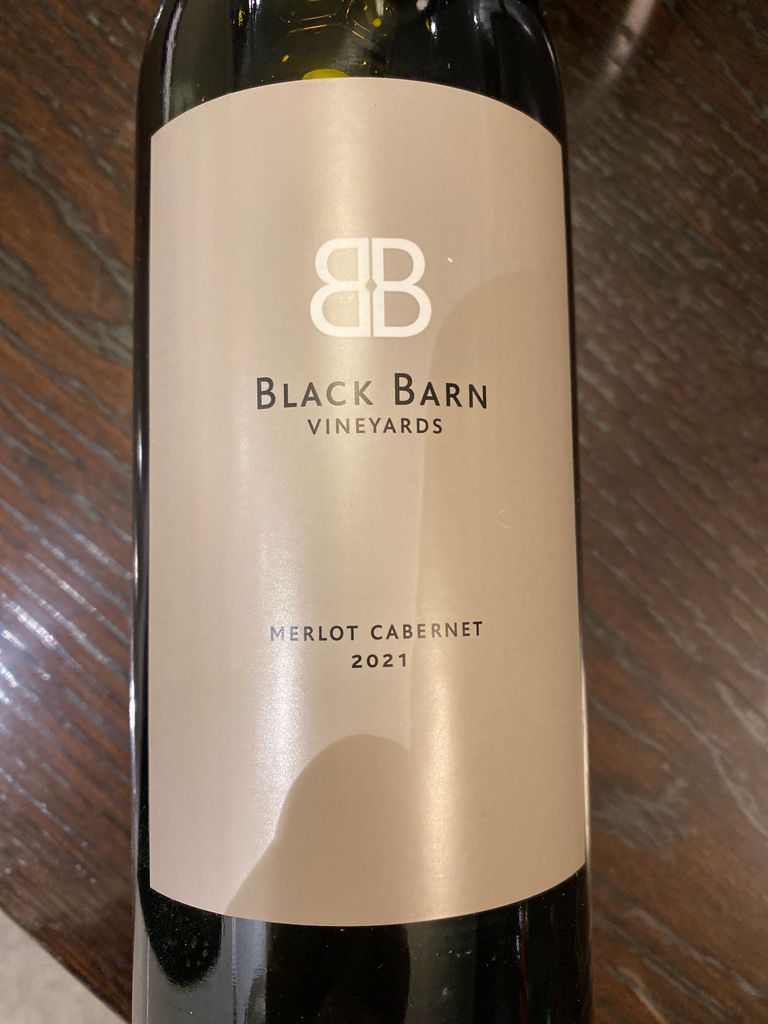 2021 Black Barn Merlot Cabernet Franc, New Zealand, North Island, Hawke ...