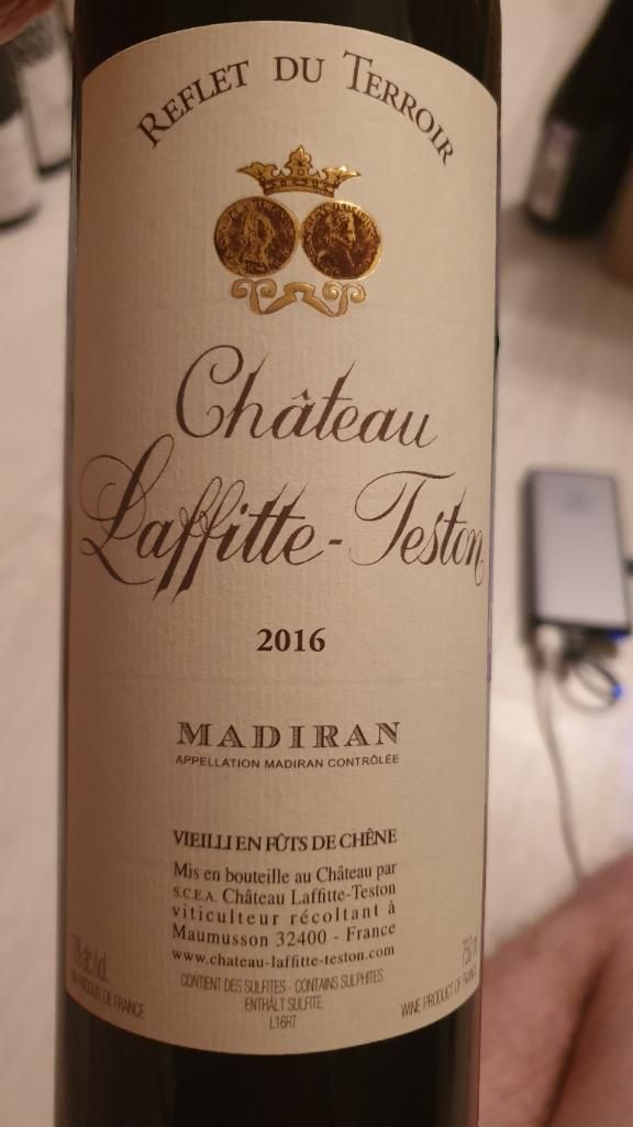 2016 Château Laffitte-Teston Madiran Reflet du Terroir, France ...