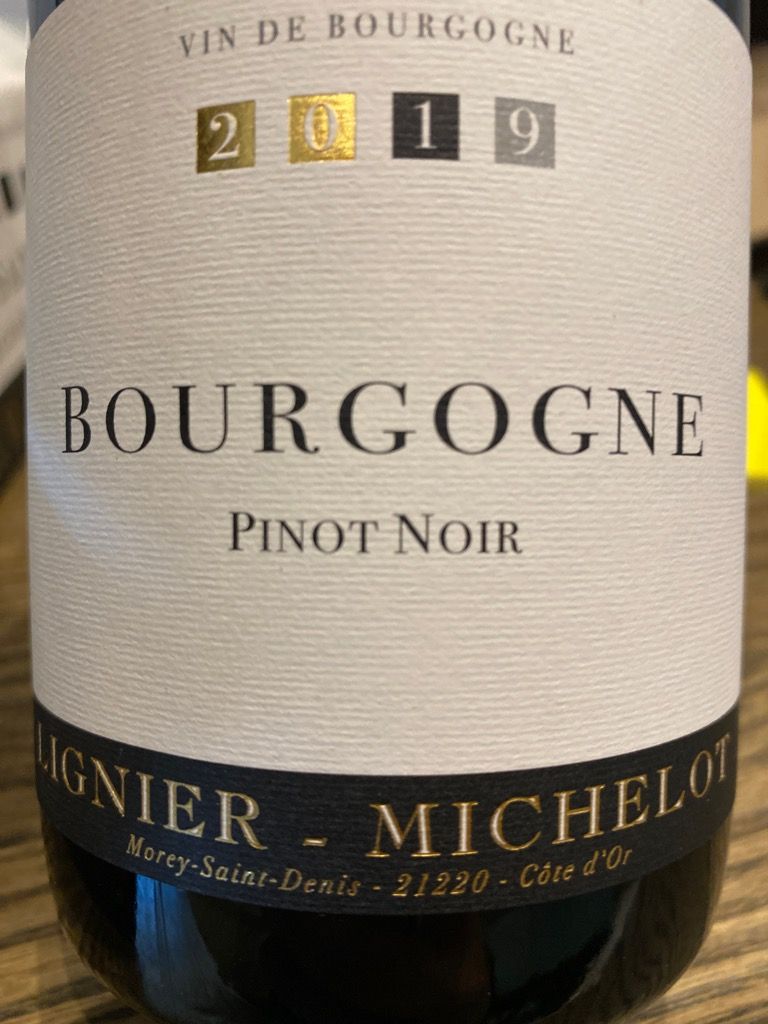 2019 Domaine Lignier-Michelot Bourgogne, France, Burgundy, Bourgogne ...