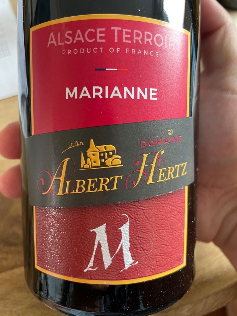 2018 Albert Hertz Pinot Noir La Mariane, France, Alsace - CellarTracker