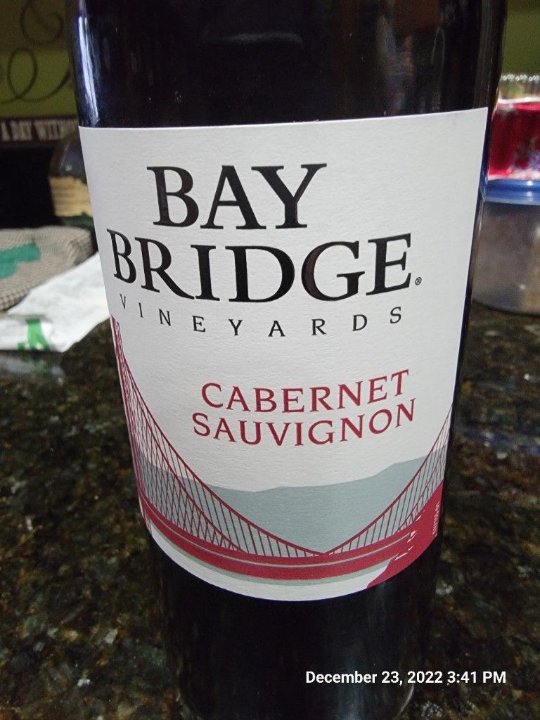 NV Bay Bridge Vineyards Cabernet Sauvignon, USA, California, Central ...