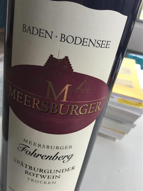 NV Meersburger Fohrenberg Spätburgunder, Germany, Baden - CellarTracker