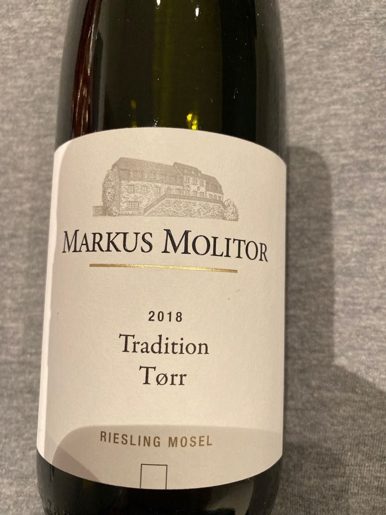 2018 Markus Molitor Riesling Tradition Tørr, Germany, Mosel Saar Ruwer ...