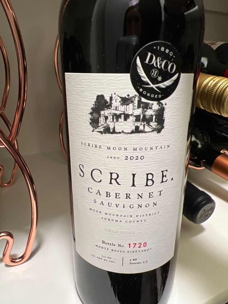 2023 Scribe Pinot Noir Abracanda Moon Mountain District, USA ...