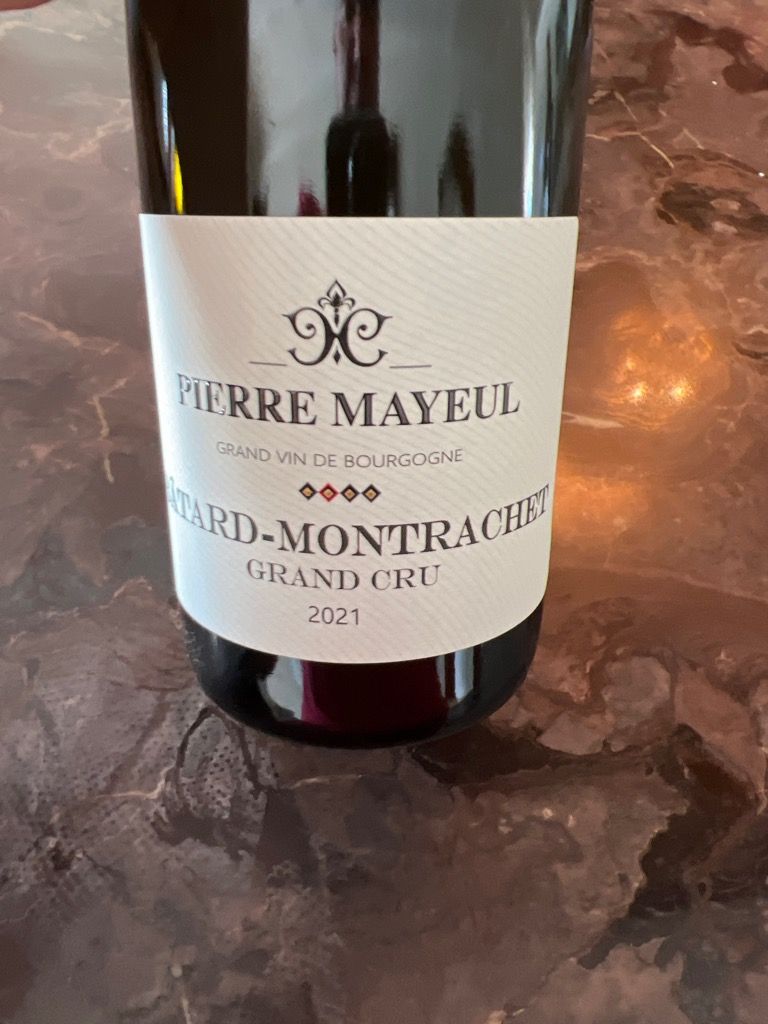 2021 Pierre Mayeul Bâtard-Montrachet, France, Burgundy, Côte de Beaune ...