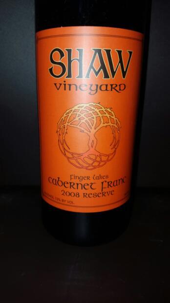 2003 Shaw Vineyard Cabernet Sauvignon Finger Lakes, USA, New York ...