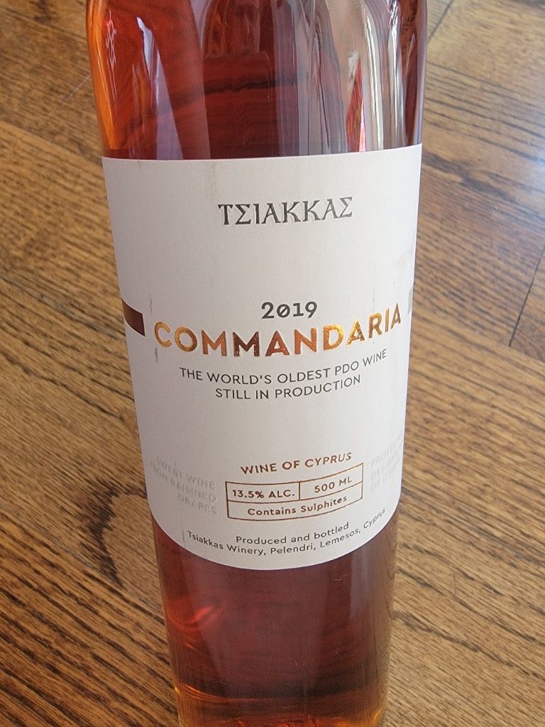 2019 Tsiakkas Winery Commandaria, Cyprus, Commandaria - CellarTracker