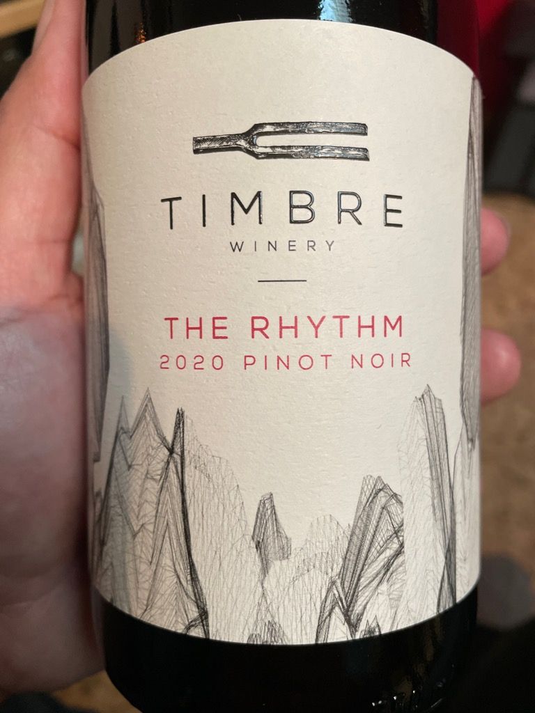 2020 Timbre Winery Pinot Noir The Rhythm Riverbench Vineyard, USA, California, Central Coast ...
